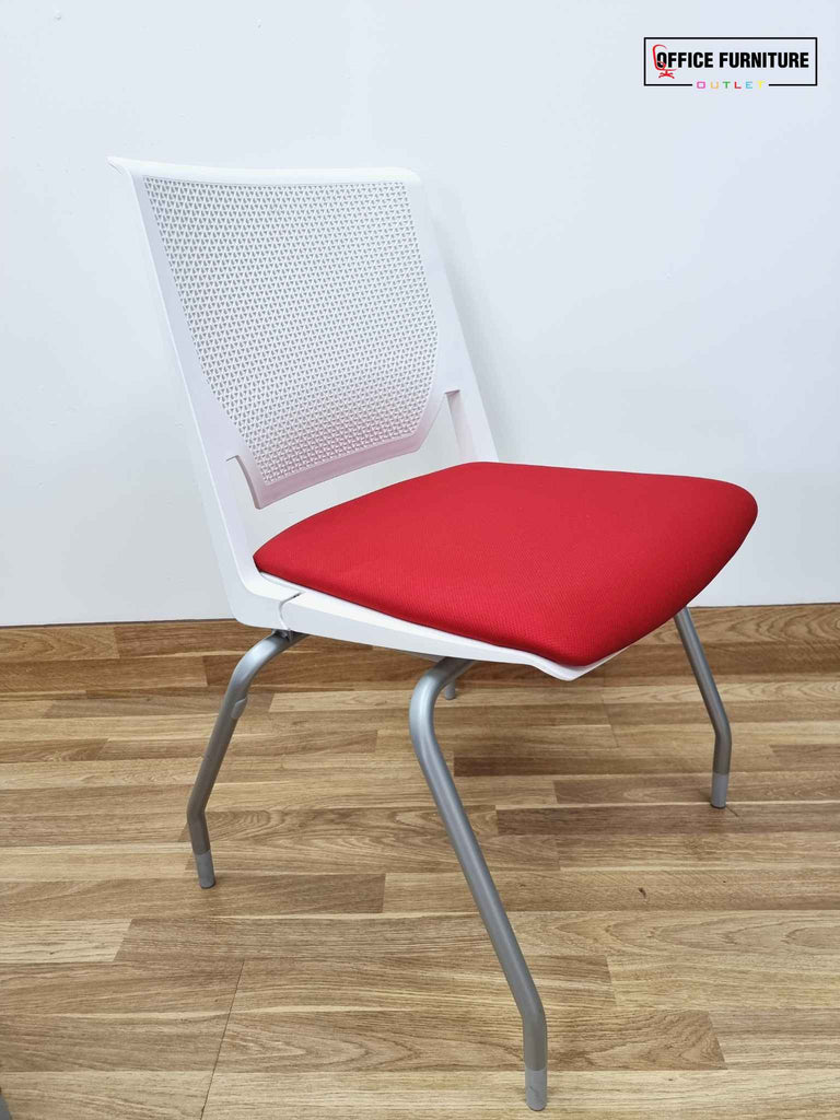 Set of Two Haworth Stackable Meeting Chairs