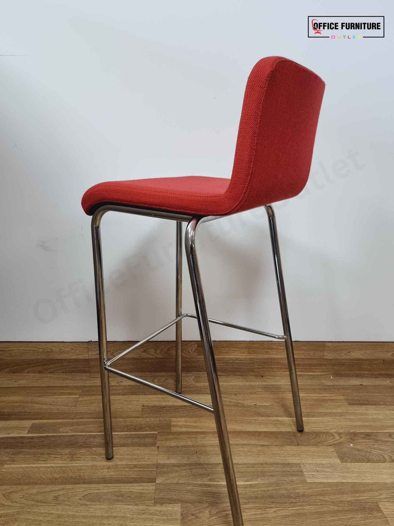 Steelcase B Free Bar Stools - Red - Set of 5