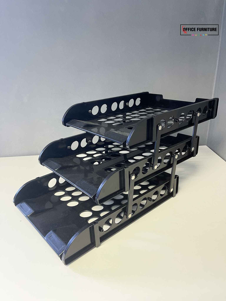 Three Tiered Office File Organiser Trays for Sale in UK